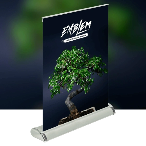 Emblem Desktop Roller Banner | Danscot Print Ltd
